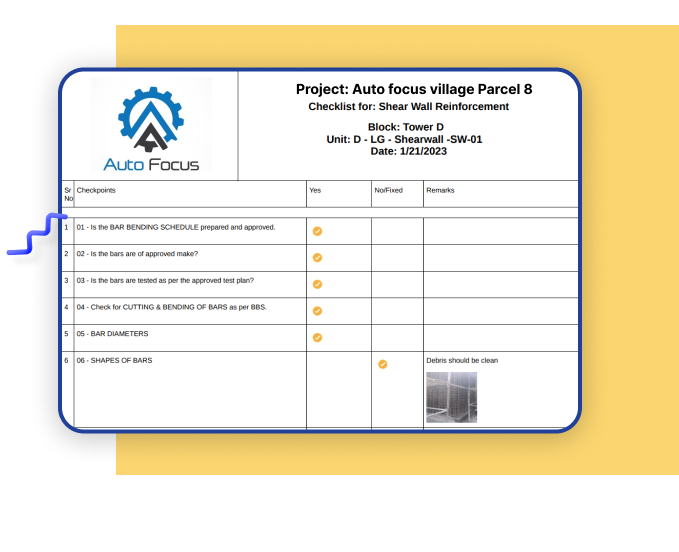 Digital Checklists - FalconBrick